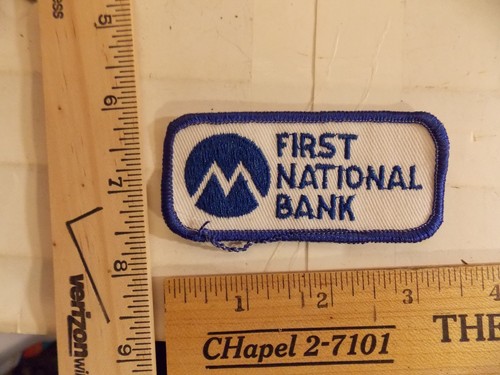 FIRST NATIONAL BANK MICHIGAN ?? PATCH ( LOT B ) | eBay