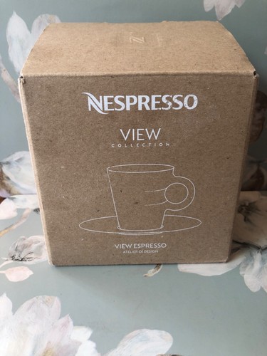 Nespresso View Collection Espresso Cups And Saucers 2 Pack | eBay UK