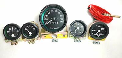 For Willys MB Jeep Ford CJ MB GPW CJ2A CJ3A Gauges Kit Speedometer ...