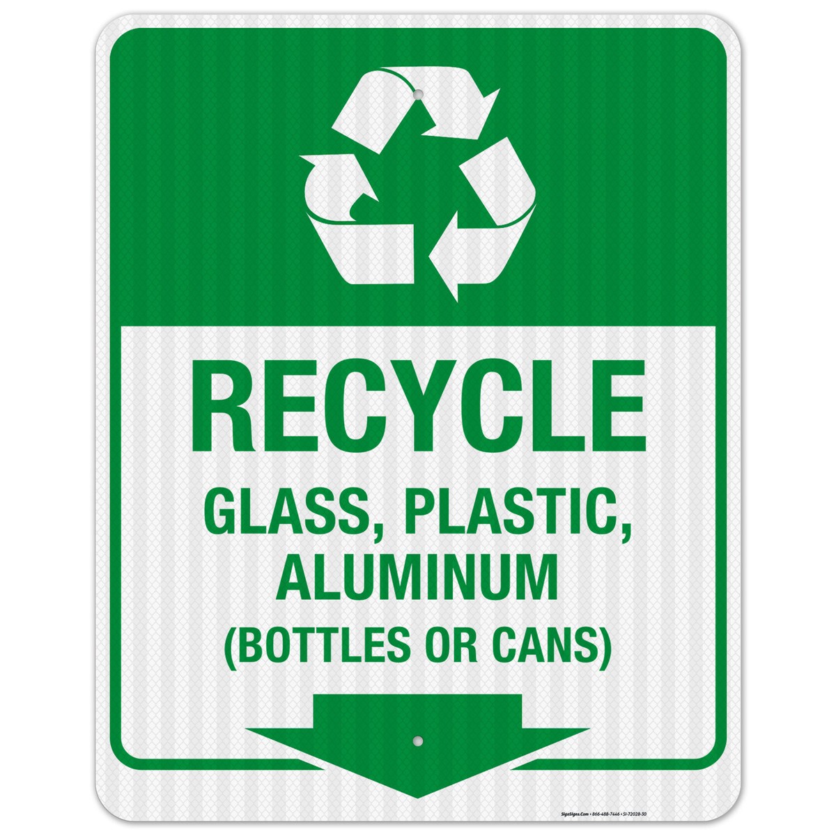 Recycle Glass Sign