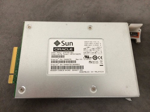 Sun Oracle 7048479 4-Port GbE PCI-E 2.0 UTP 7100483 Sparc Blade 6000 ...