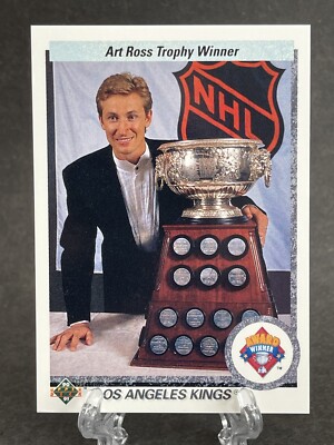 1990-91 Upper Deck #205 Art Ross Trophy/Wayne Gretzky Kings #435 | eBay