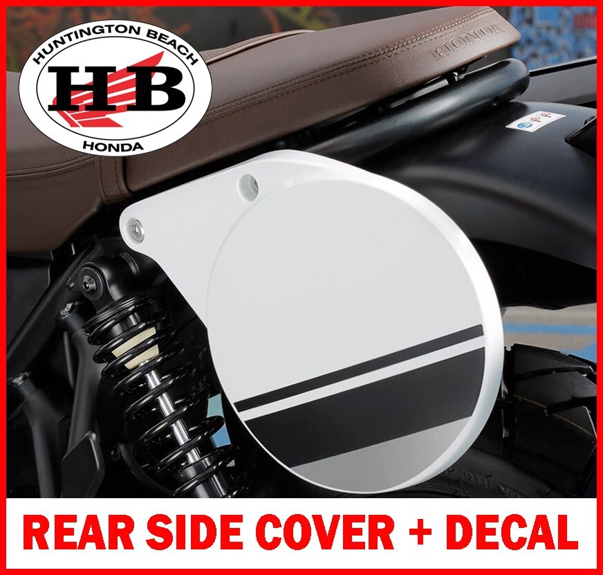 NEW OEM REAR SIDE COVER (LEFT) & DECAL KIT FOR 2023 HONDA SCL500 ...