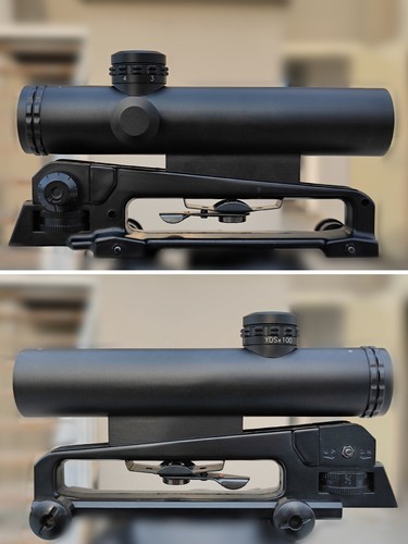 Colt723 Carry Handle Scope - Old School Tactical Reticle Hunting Optics ...