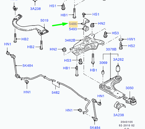 FORD KA MK1 Front Anti Roll Bar Bush Clamp 1495282 91AB-5488-BB NEW ...