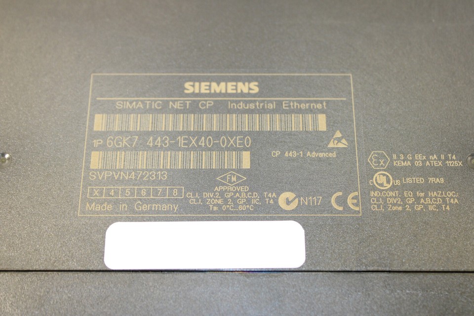 Siemens 6GK7443-1EX40-0XE0 CP443-1 Communication board | eBay