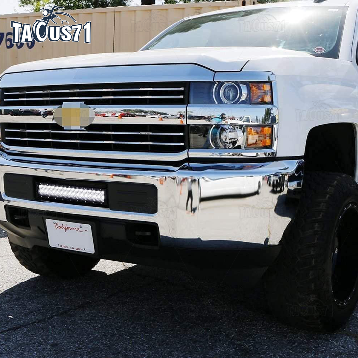 96 Chevy With Led Light Bar