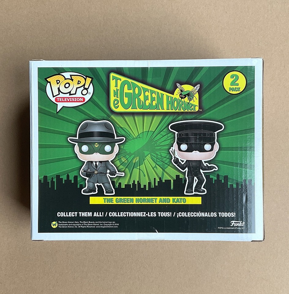 Funko Pop The Green Hornet And Kato 2-Pack SDCC + Free Protector | eBay