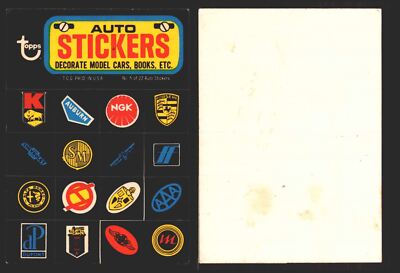 1970 Way Out Wheels Vintage Sticker Trading Cards You Pick Singles #1 ...