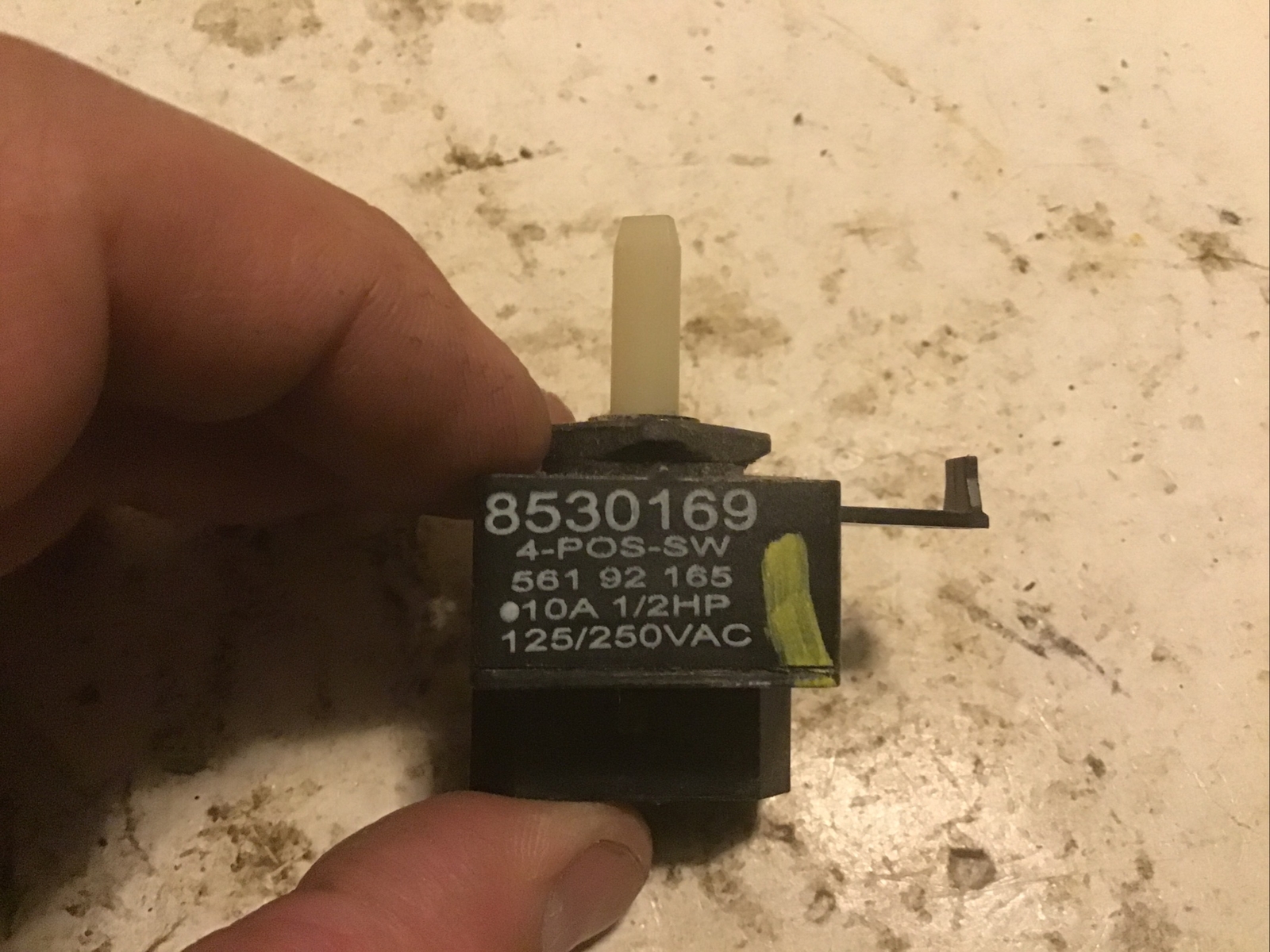 Maytag Dryer Temp Selection Switch 8530169. WD3 | eBay