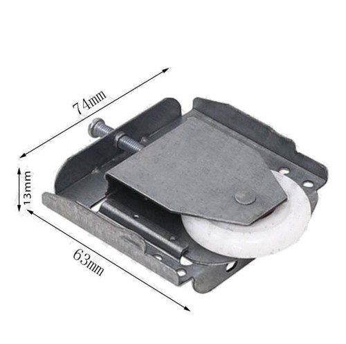 8X Sliding Wardrobe Robe Door Roller Wheel Mirror Cupboard Wheels High ...