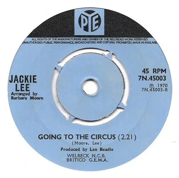 Jackie Lee Rupert Vinyl Single 7inch Pye | eBay
