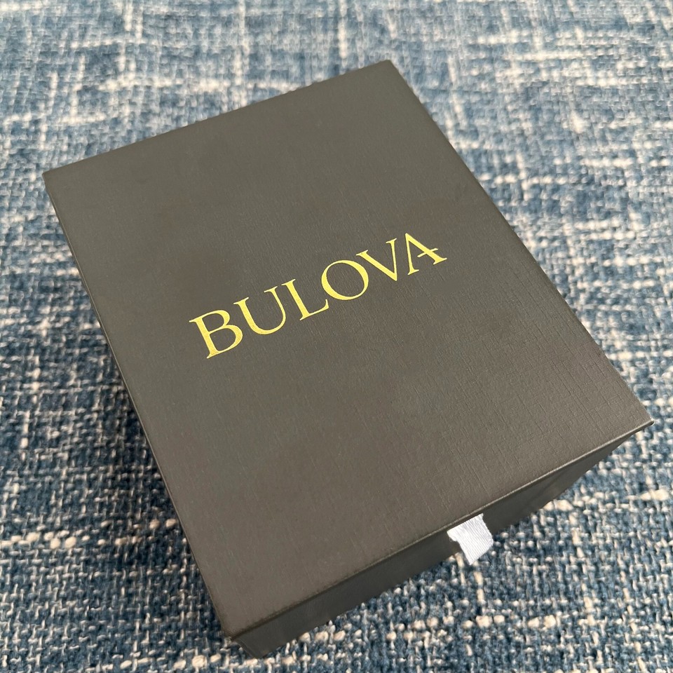 Bulova Futuro Modern 97D115 Champagne Dial Gold-Tone Quartz Watch Men's ...
