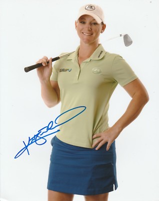 KRISTY MCPHERSON SIGNED AUTO'D 8X10 PHOTO LPGA TOUR SOLHEIM CUP SOUTH ...