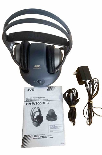 JVC HA-W300RF Wireless 900MHz Voice Call Function Adjustable Headband ...