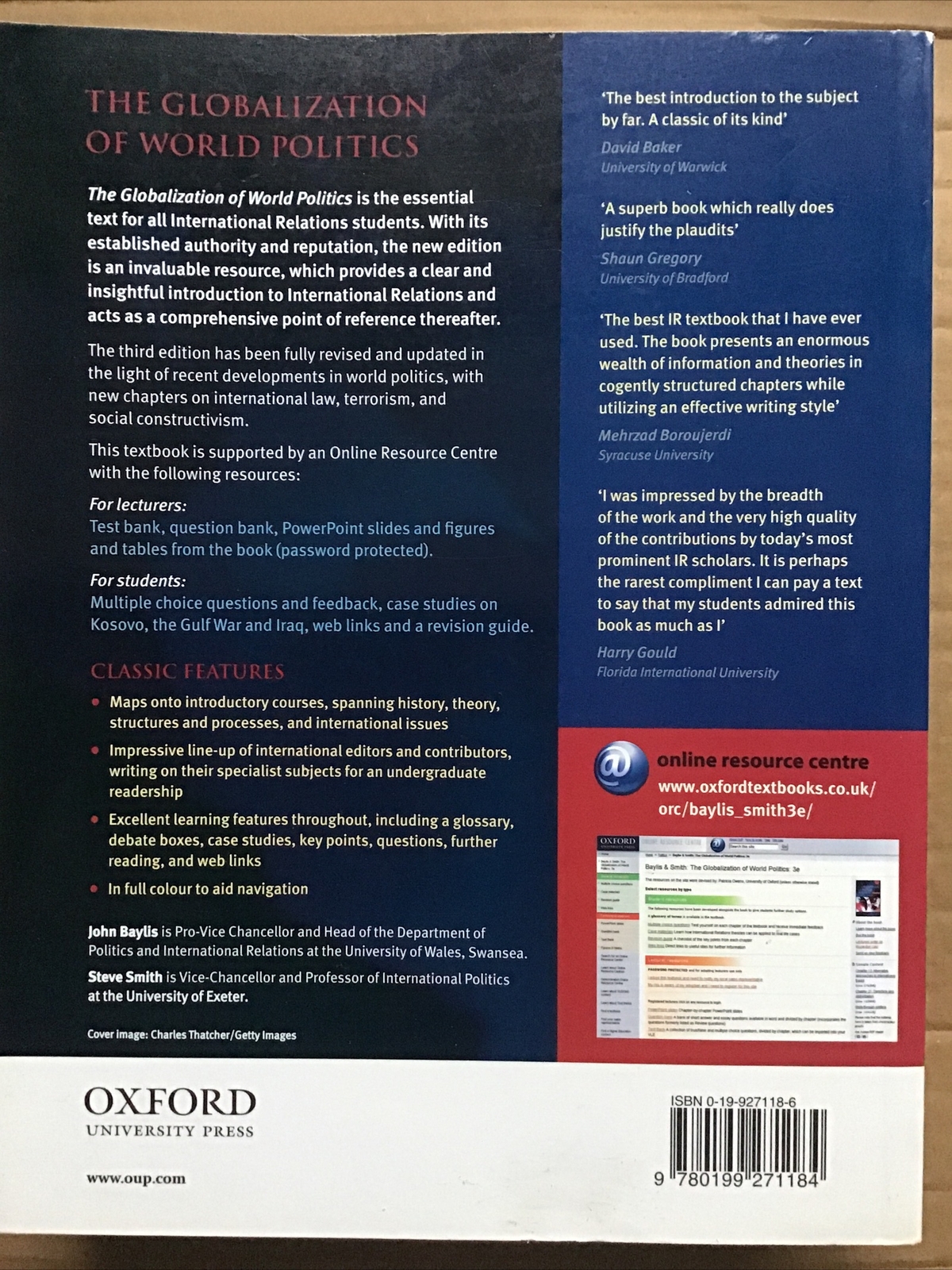 Globalization of World Politics : An Introduction to International ...