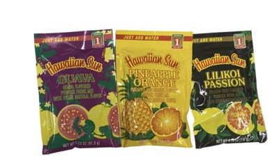 Hawaiian Sun Drink Mix Lot Of 3 Flavors | eBay