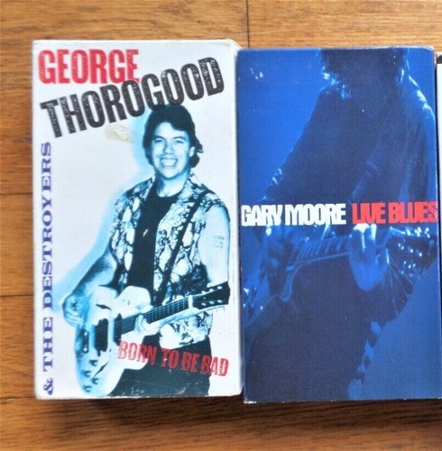 2 VHS music videos GARY MOORE & GEORGE THOROGOOD | eBay
