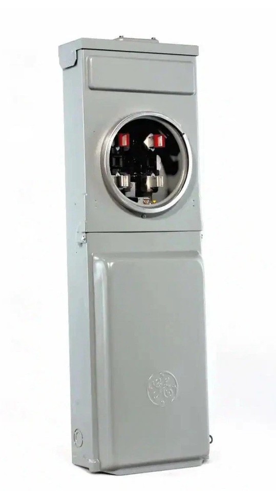 GE Metered RV Panel with 50 Amp/30 Amp RV Receptacles and 20 Amp GFCI ...