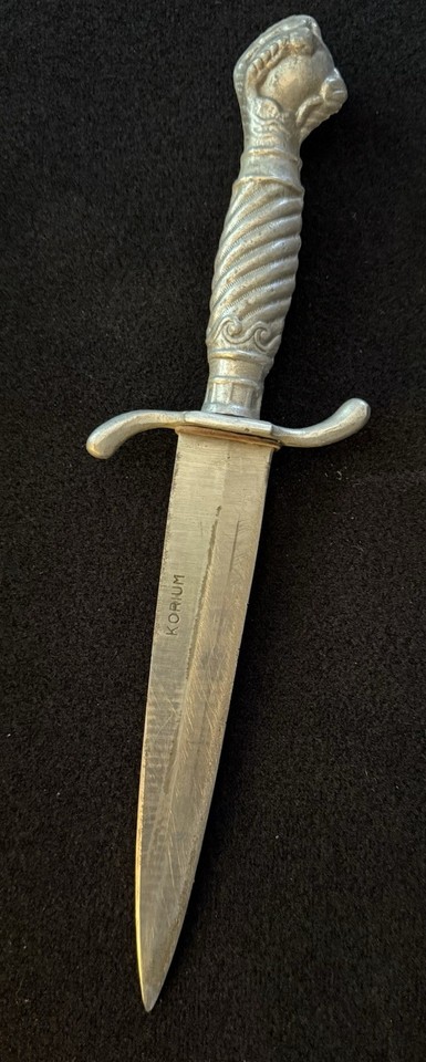 Vintage Korium Dagger Knife Claw & Ball handle with sheath German Japan ...