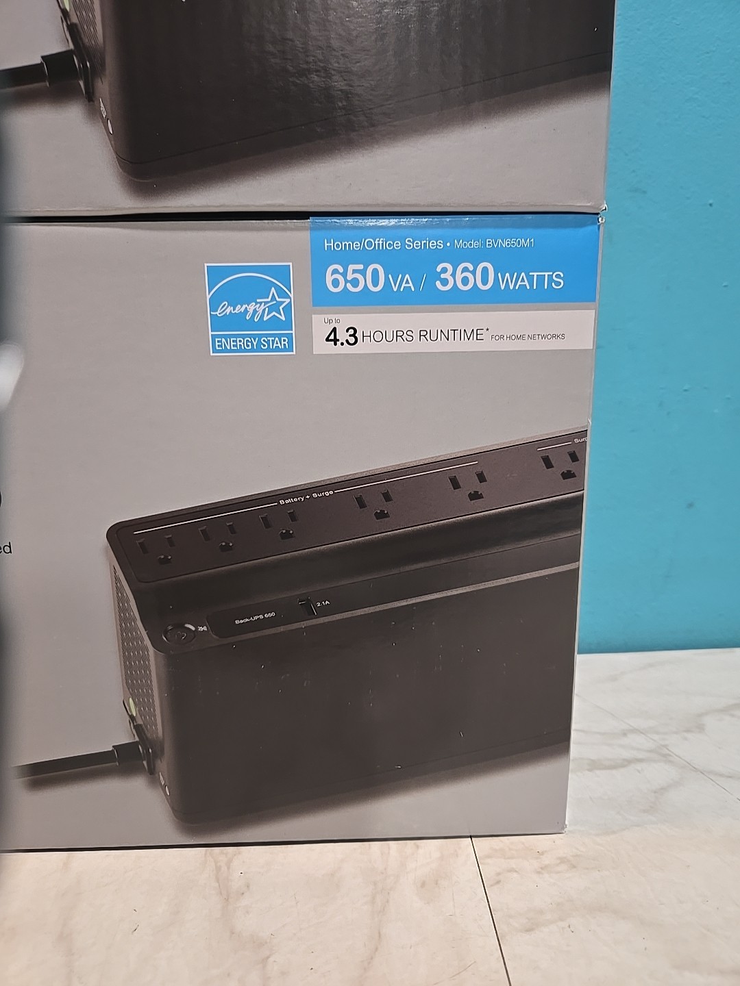 APC Back-UPS 650 Battery Backup and Surge Protector Black - (BVN650M1 ...