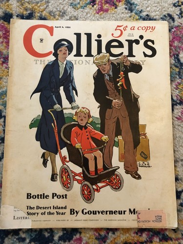 Vintage COLLIER'S MAGAZINE April 6, 1935 Retro Advertisements Ads ...
