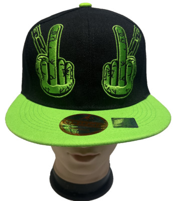 Middle Finger Gesture Hip Hop Snapback Adjustable Baseball Cap Hats LOT ...