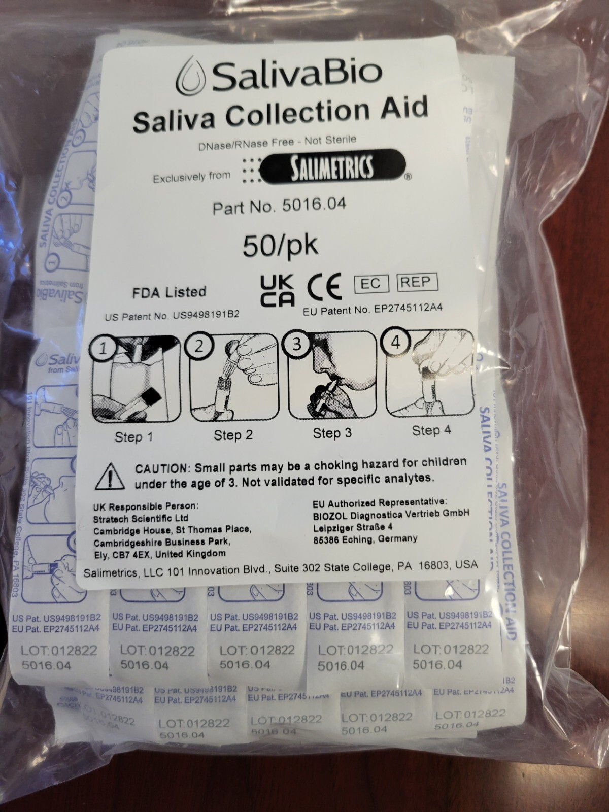 SalivaBio, Saliva Collection Aid, P/N 5016.04 50/pk | eBay