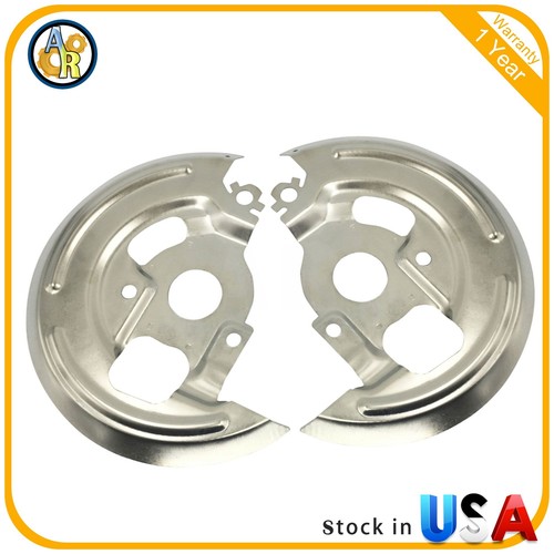 Front Disc Brake Backing Plates Dust Splash Shields For Camaro Firebird ...