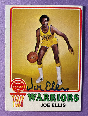 SIGNED JOE ELLIS 1973 TOPPS AUTOGRAPHED CARD - WARRIORS | eBay