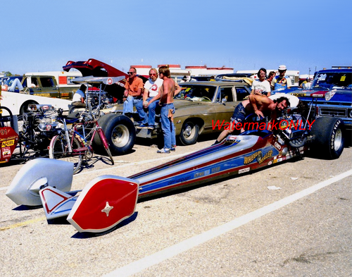"Terry Capp" & His "Wheeler Dealer" Rear Engine Top Fuel Dragster PHOTO ...