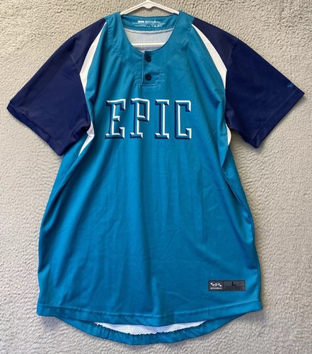 Epic Baseball Lightweight Breathable Jersey - L Teal Green / 116-5 | eBay