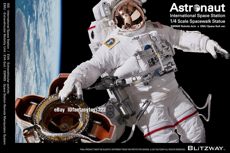 Blitzway BW-SS-20201 1/4 Astronaut International NASA Space Station ...