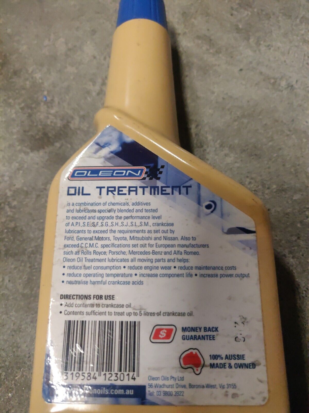 OLEON Oil Treatment - for Petrol diesel rotary Engines 250ml | eBay