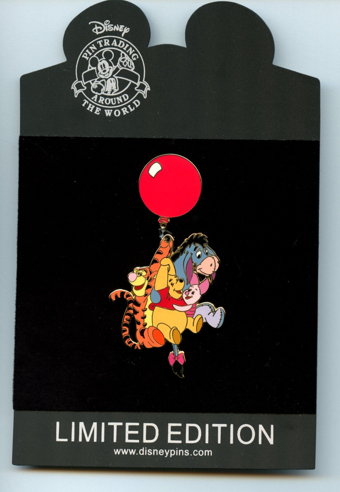 Disney Shopping Winnie the Pooh Eeyore Tigger Hanging from Balloon LE ...