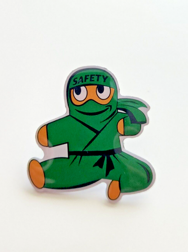 Amazon Safety Ninja Green Peccy Employee Pin | eBay