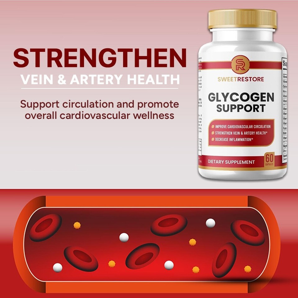 (2 PACK) Sweet Restore Glycogen Support Capsules, Joint Support (120 ...