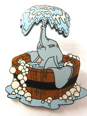 Disney Pin Memorable Moments Series - Dumbo in Wash Tub #2491 | eBay