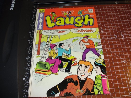 LAUGH #289 Archie Comics APR 1975 Reggie teaches MOOSE how to Rap ...