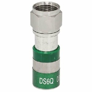 RG6 DIGICON DS6Q GREEN UNIVERSAL COAX CABLE COMPRESSION CONNECTOR 50 ...