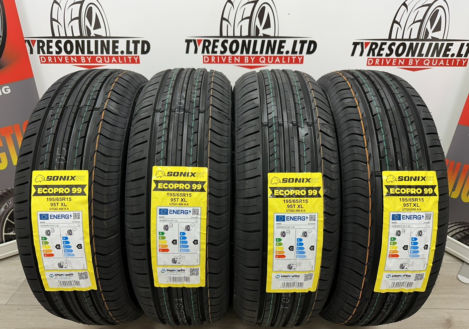 4 X 195 65 15 SONIX 195/65R15 95T XL HIGH PERFORMANCE BRAND NEW M+S ...