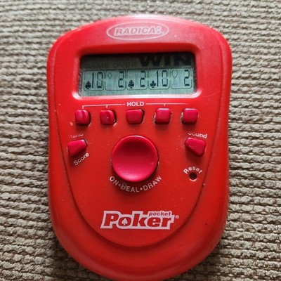 Radica Pocket Poker Draw & Deuces Poker Electronic Handheld Game 2006 ...