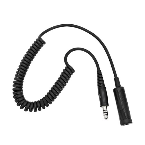 Helicopter U-174/UPlug Aviation Headset Extension Cable 7.1mm to U-174 ...
