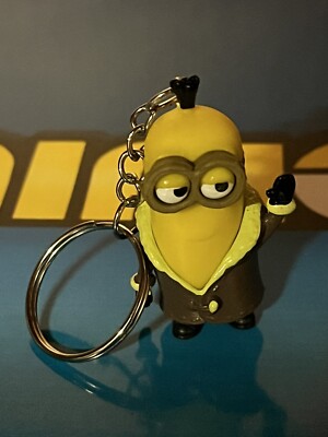 Minions Despicable Kevin Stuart Bob Keyring Gift Keychain Pendant gift ...