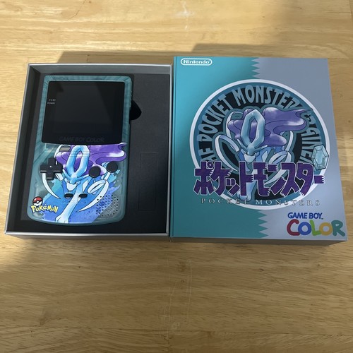 Gameboy Color Pokemon Suicune Crystal Edition Console W/ IPS Mod | eBay