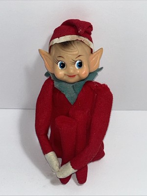 Vintage Knee Hugger Elf Pixie Christmas - Red Suit | eBay
