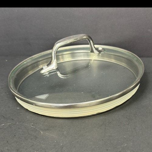 3~All Clad Stainless Steel canisters Glass Lids TIGHT seal 3 4 5 Quart ...