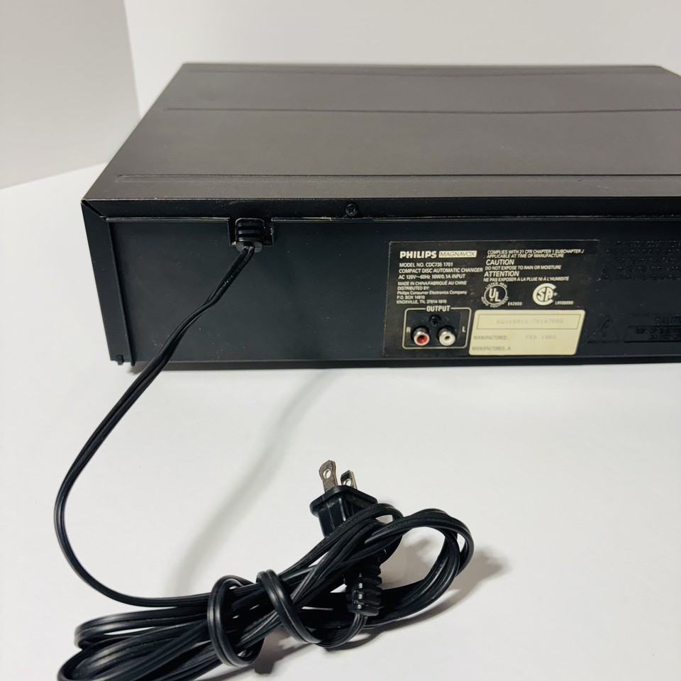 Philips Magnavox CDC-735 5-Disc Carousel CD Changer - TESTED | eBay