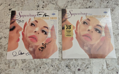 Superdrag - Regretfully Yours AUTOGRAPHED SIGNED COVER ART PRINT Pink ...
