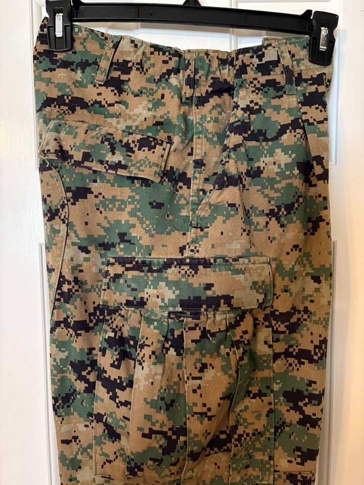 MARPAT Digital Woodland-Marine Corps Trousers-Medium Regular-USMC | eBay